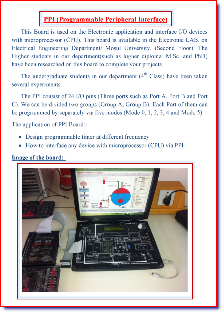PPI (Programmable Peripheral Interface)/Electrical Engineering ...