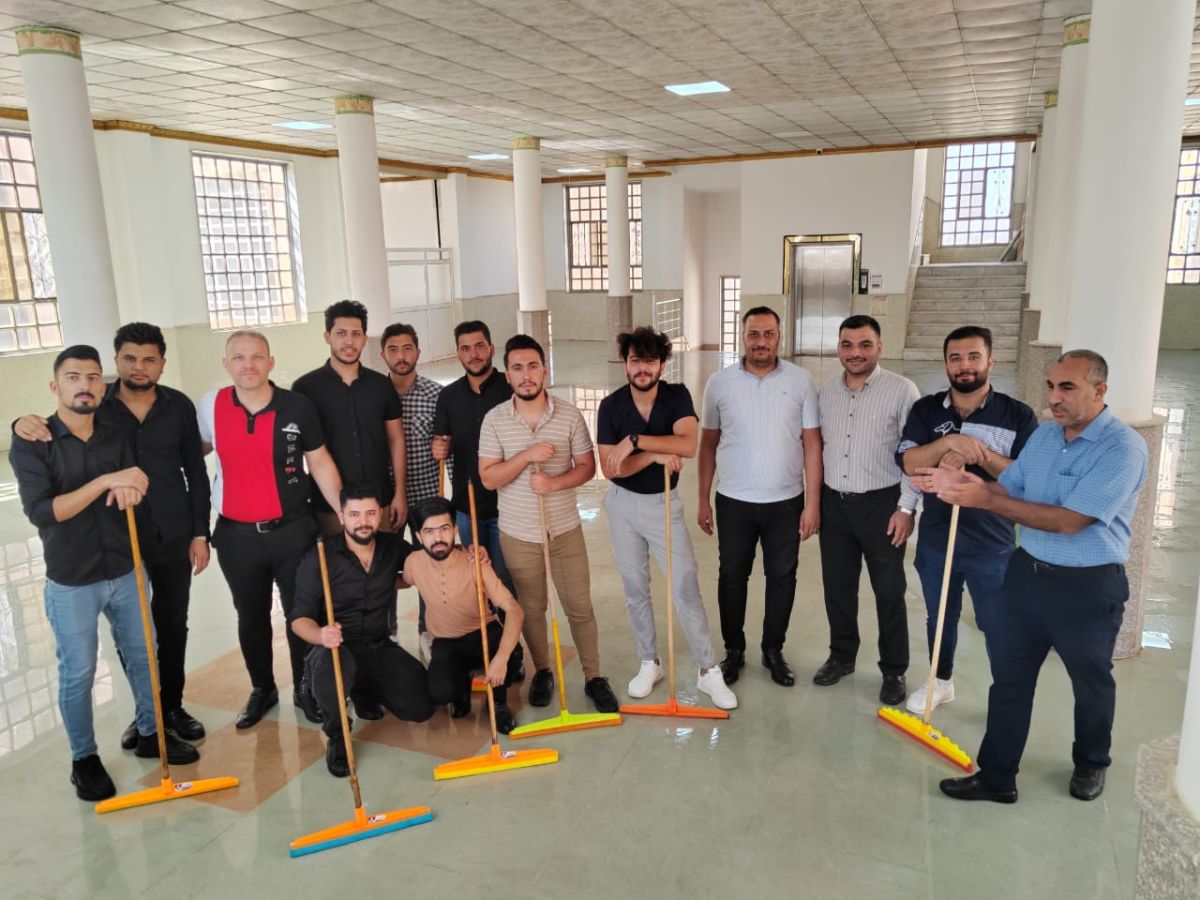 A volunteer cleaning campaign for the Department of Environmental ...