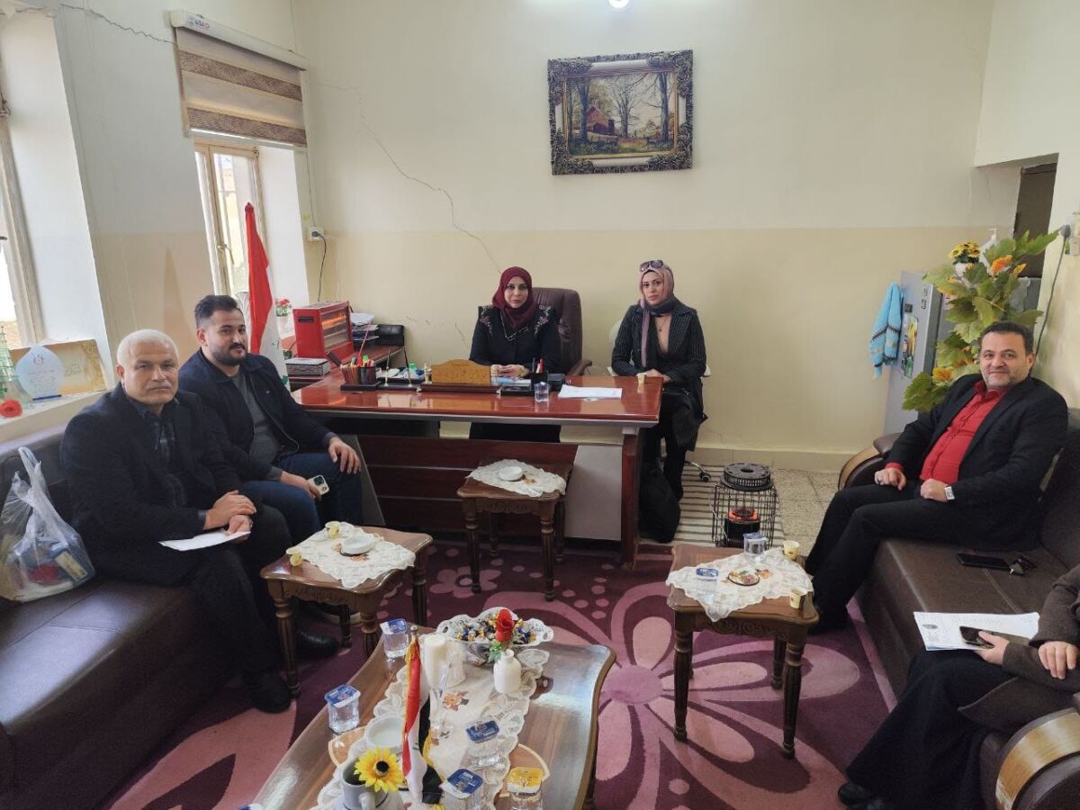 The Environmental Research Center team at the University of Mosul ...