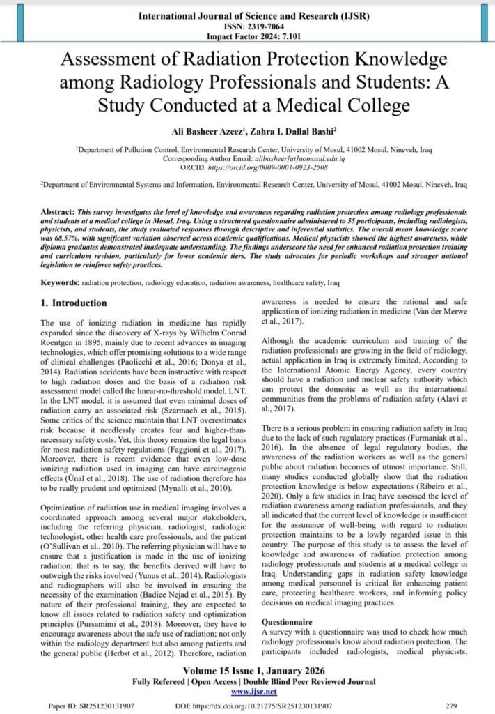 Two faculty members at the Environmental Research Center publish a ...