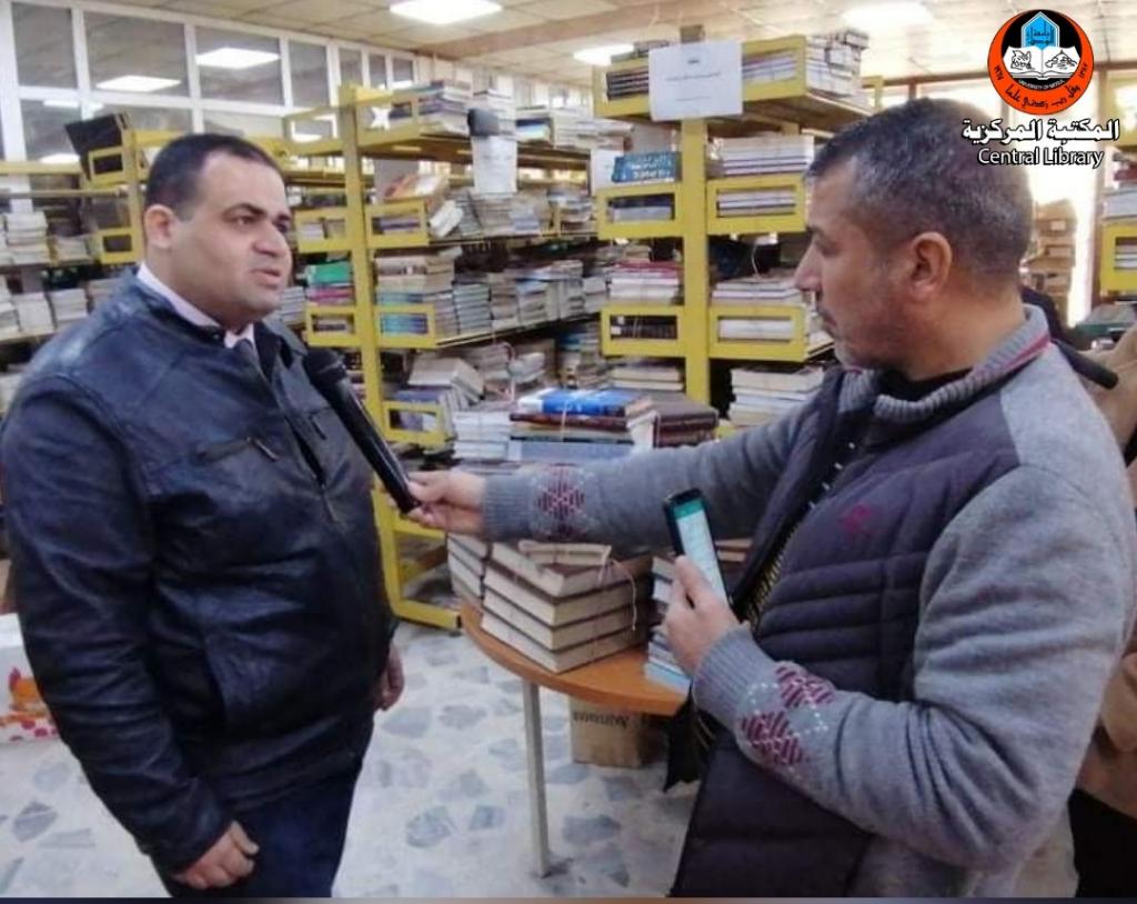 Alsumaria TV Visits the Central Library – Central Library