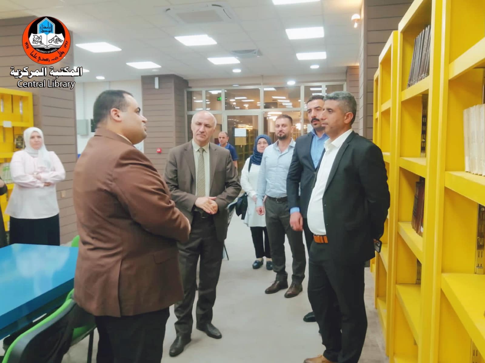 Receiving a Ministerial Delegation – Central Library