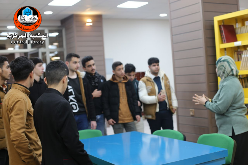 Receiving Almustaqbal Secondary School for Boys – Central Library