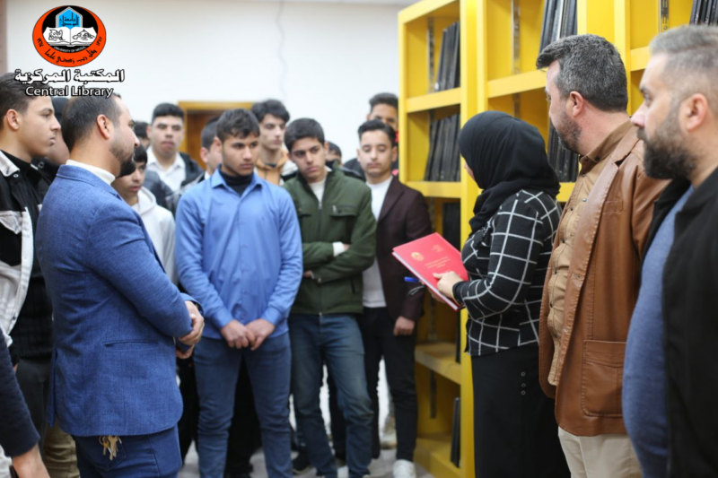 Receiving Almustaqbal Secondary School for Boys – Central Library