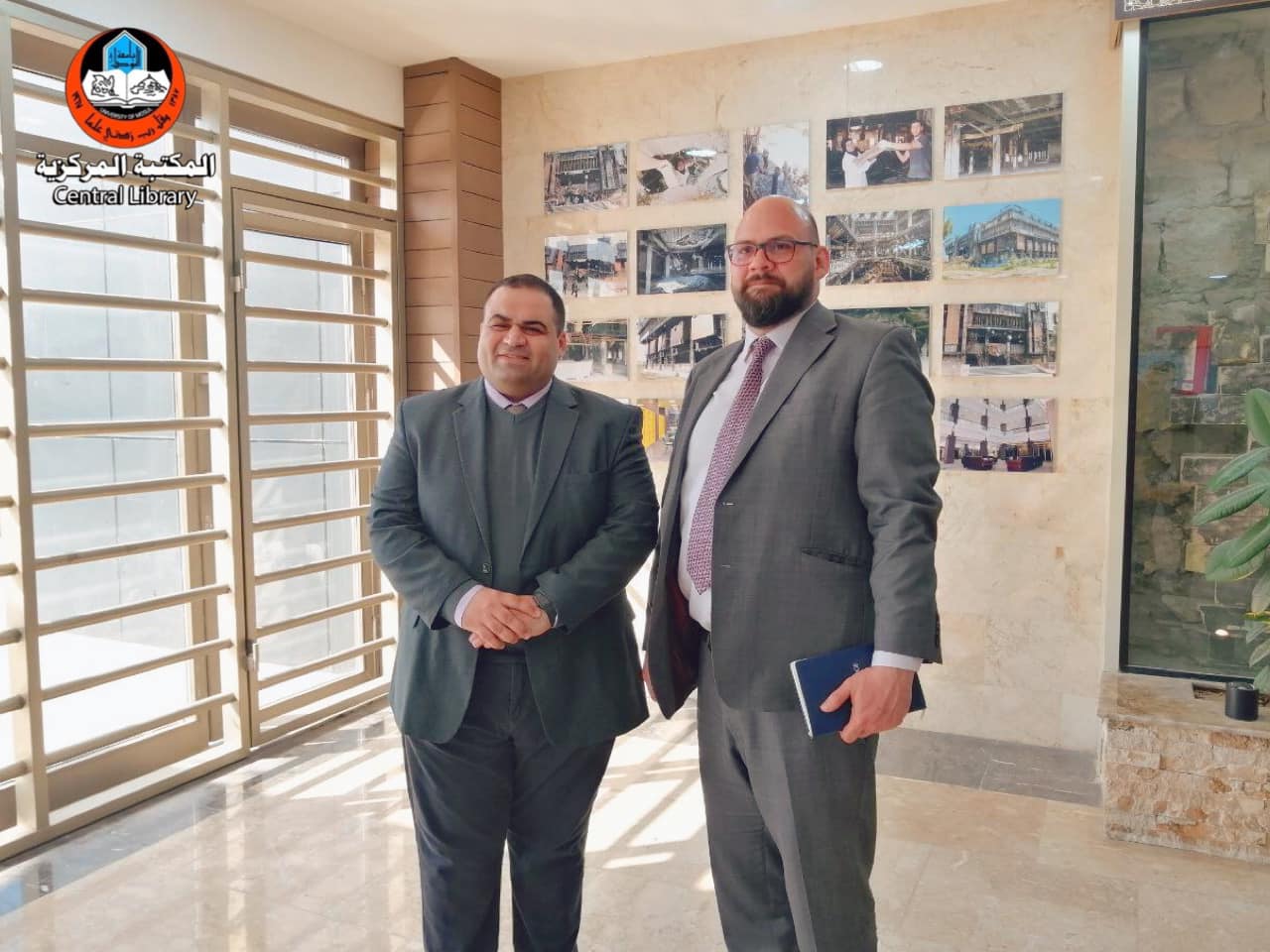 Receiving a Delegation from the British Council Iraq – Central Library