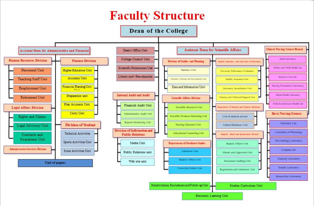 College Structure – College of Nursing