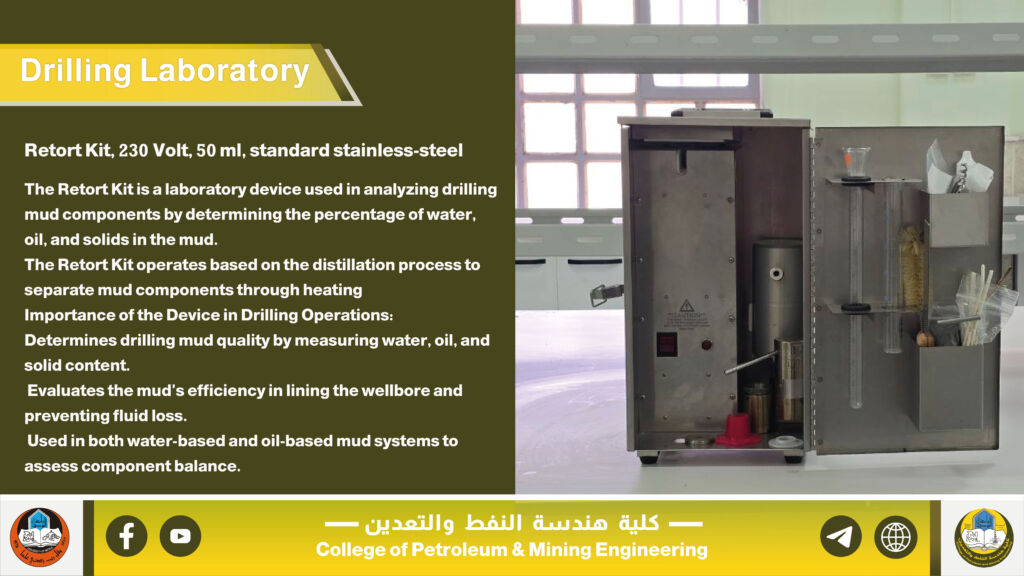 Drilling Laboratory – College of Petroleum and Mining Engineering