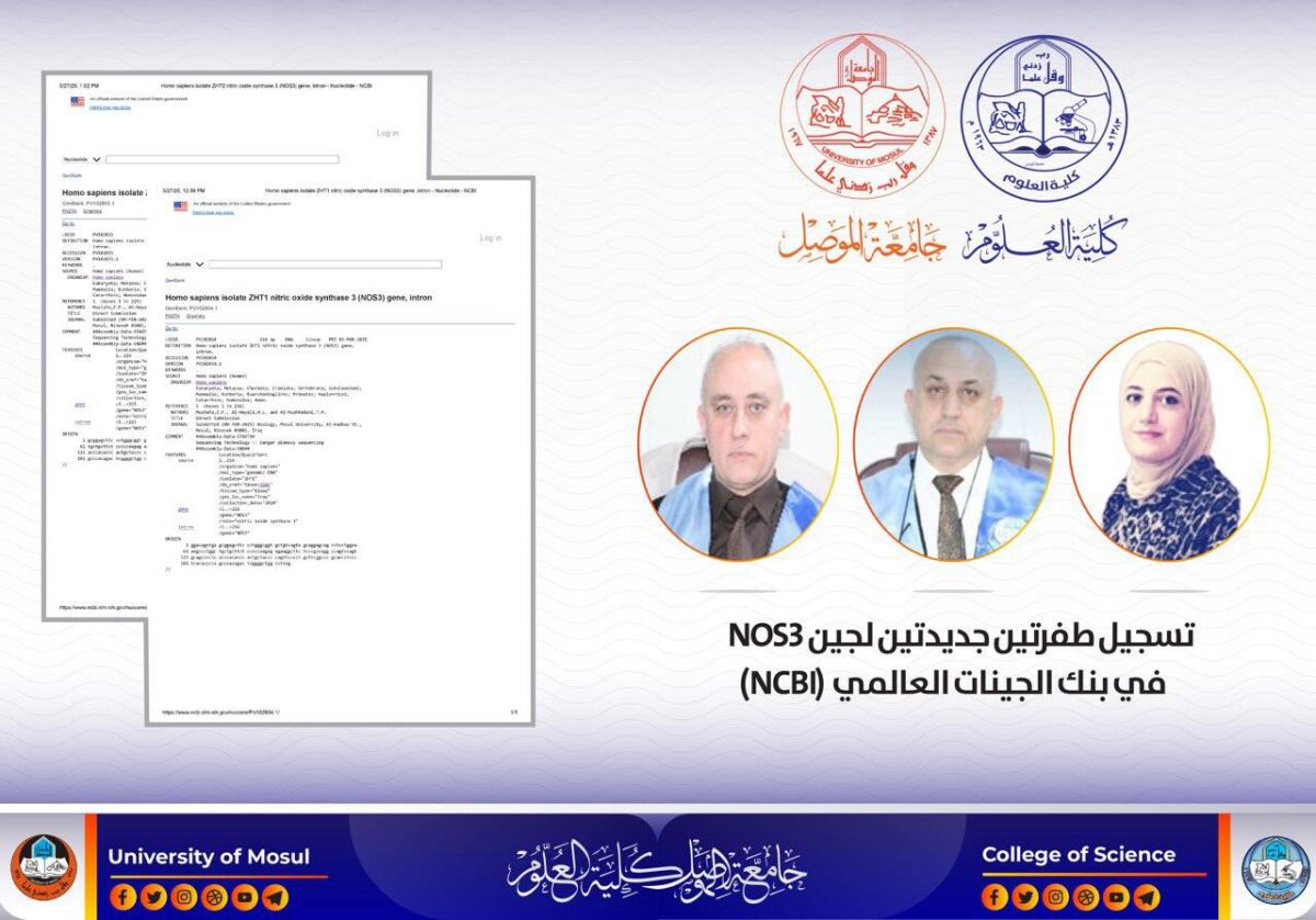 Registration of Two New Mutations of the NOS3 Gene in the Global Gene ...